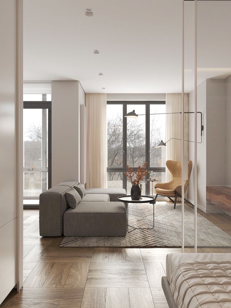 Style your #Modern living room - don't forget to use the vertical space ...
